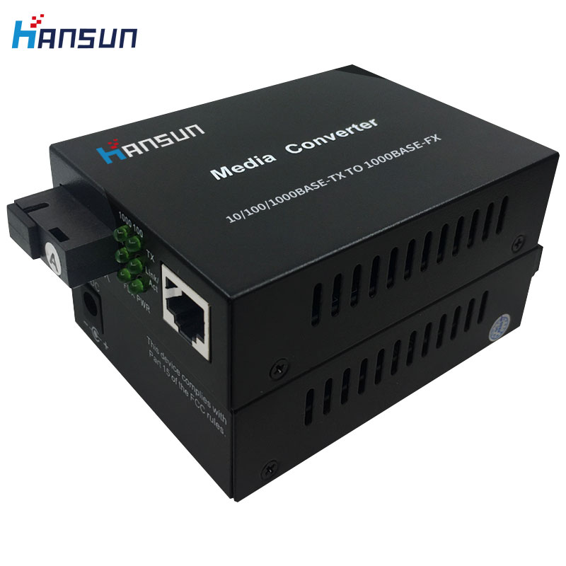 10/100/1000M Single-fiber media converter - HANSUN Communication Global