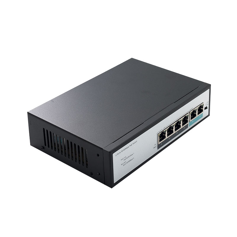 4 Ports 10/100Mbps PoE Switch with 2 RJ45 Uplink HX304EP-2E - HANSUN Communication Global
