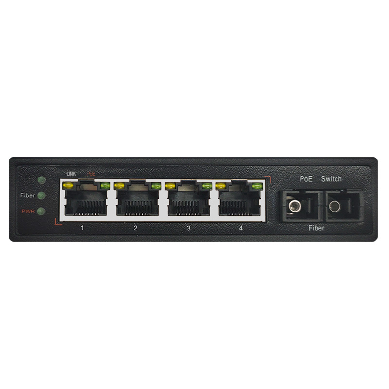 4 Ports 10/100Mbps PoE Switch with 1 SC Uplink HX304EP-SSC-20 - HANSUN Communication Global