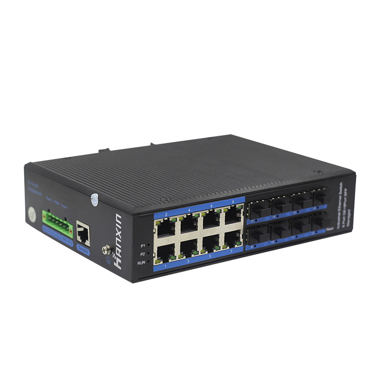 8-port 10/100/1000BASE-TX+8G SFP Managed Industrial Switch - HANSUN ...
