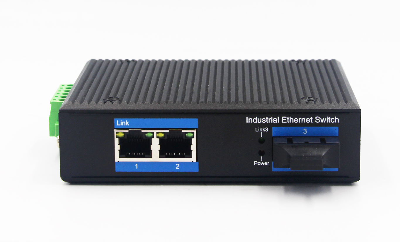 2-Port 10/100Base-TX to 100Base-FX Industrial Media Converter - HANSUN Communication Global