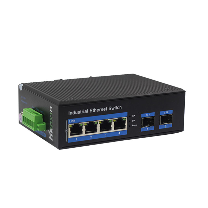 4-Port 10/100Base-TX to 2-Port 100Base-FX Industrial Ethernet Switch - HANSUN Communication Global