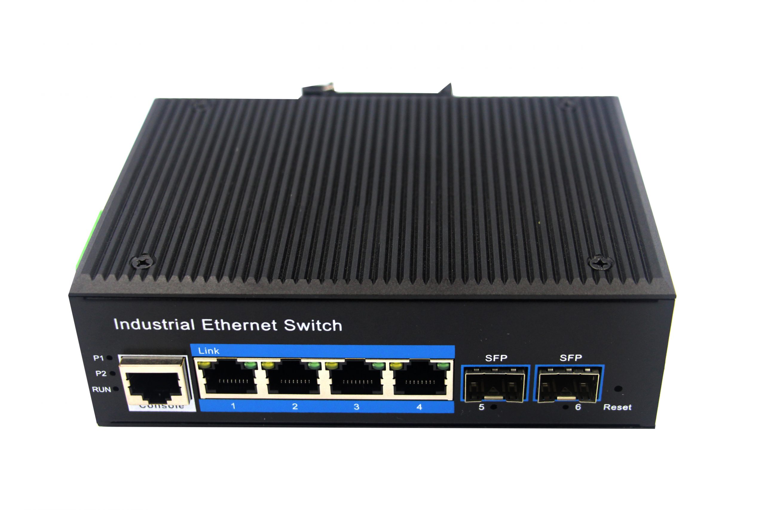 4-port 10/100/1000BASE-TX+2G SFP Managed Industrial Switch - HANSUN ...