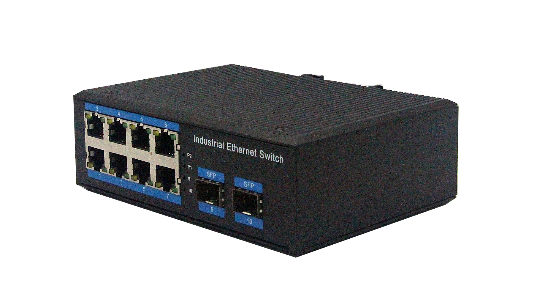 8-port 10/100/1000Mbps RJ45+2G SFP Industrial Ethernet Switch - HANSUN ...