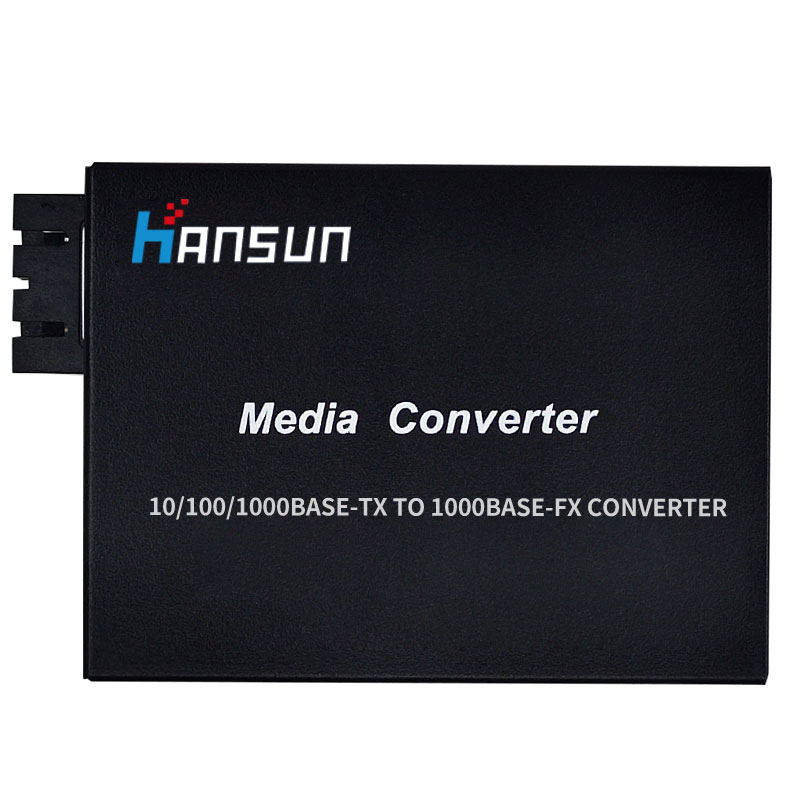 2RJ45 10/100/1000M dual fiber media converter - HANSUN Communication Global