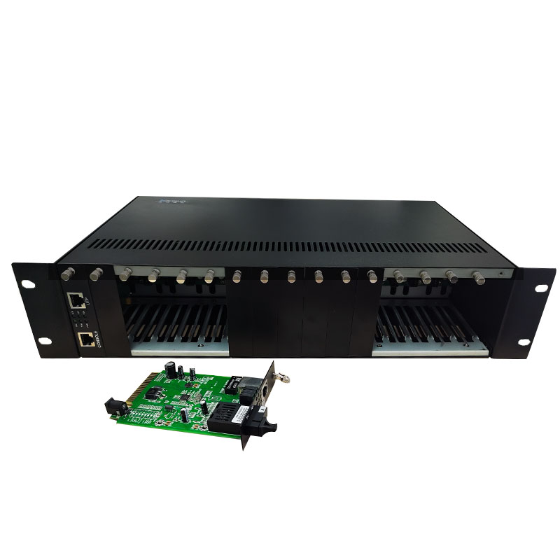 16 slot media converter chassis - HANSUN Communication Global